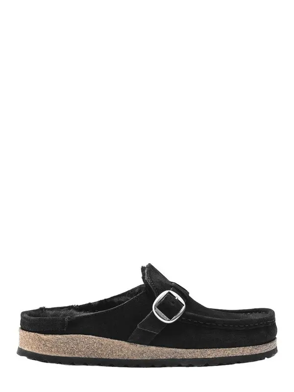 BIRKENSTOCK Logo Mules - Black
