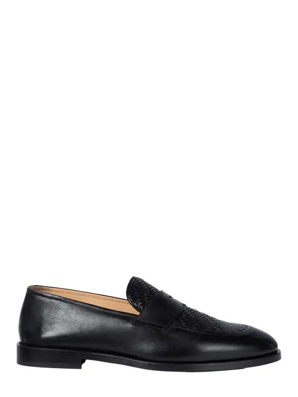 Brunello Cucinelli Penny-slot Loafers - Black