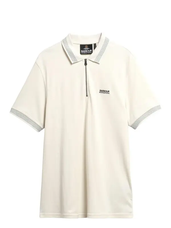 Barbour Short-sleeved Polo Shirt - White