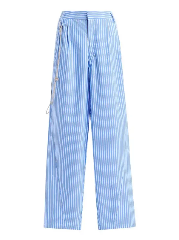 Essentiel Antwerp Hoek Tapered Pants - Blue/white