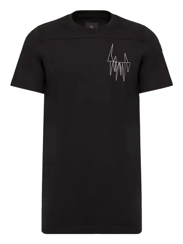 Moncler Rick Owens Girder Cotton T-shirt - Black