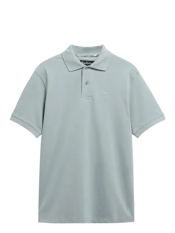 Barbour Short-sleeved Polo Shirt - Gray