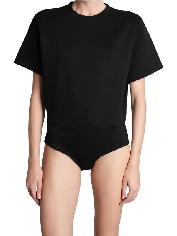 IRO PARIS Marya Short-sleeved Bodysuit - Black