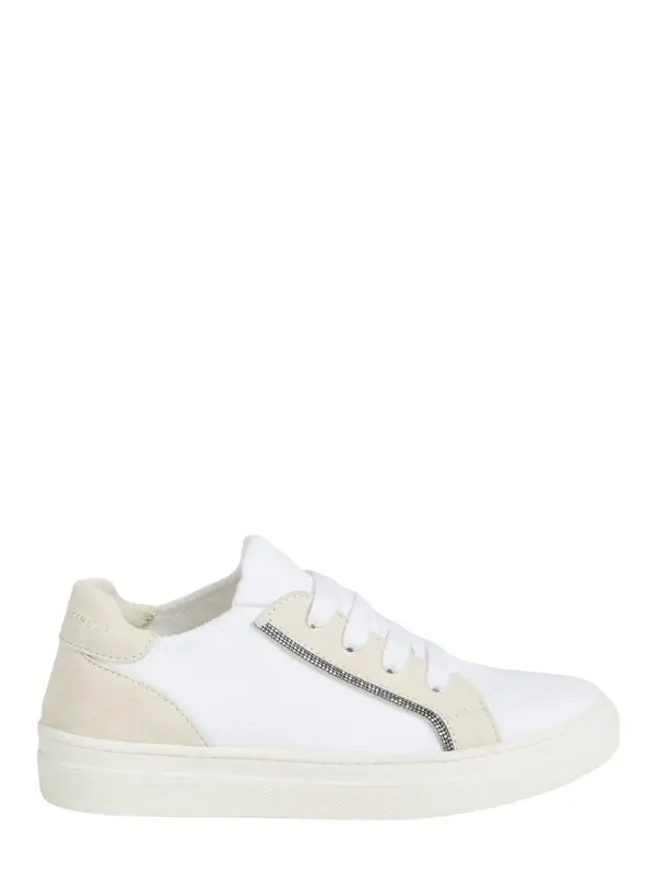 Brunello Cucinelli Low Lace-up Sneakers - White