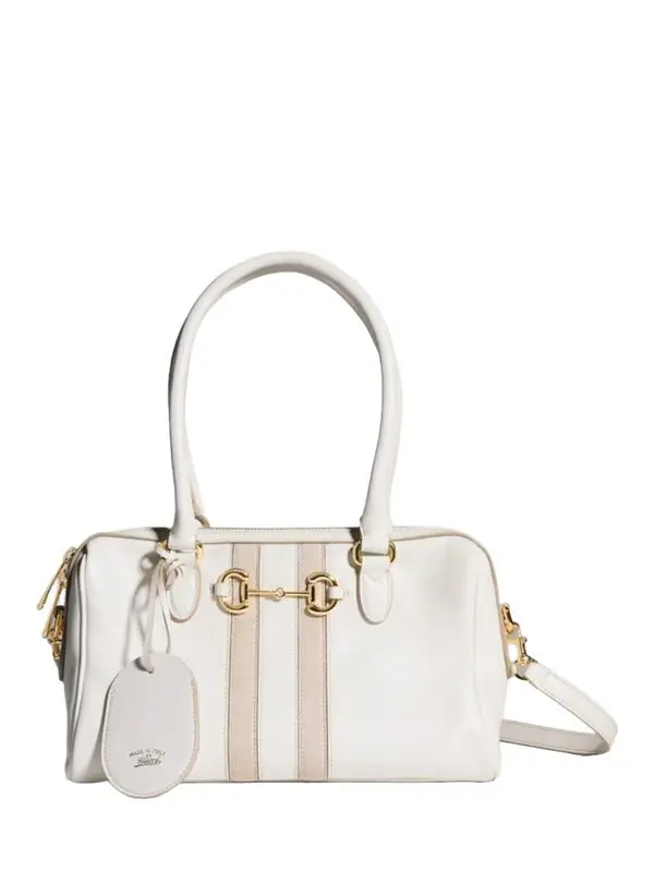 Gucci Borsetto Medium Boston Bag - White
