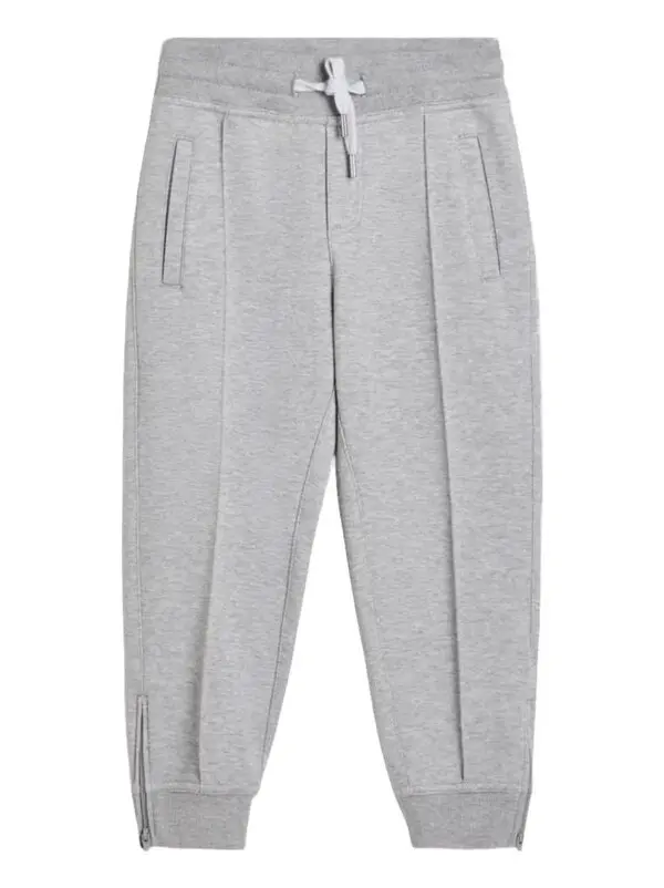 Brunello Cucinelli Zip-detail Pleated Track Pants - Gray