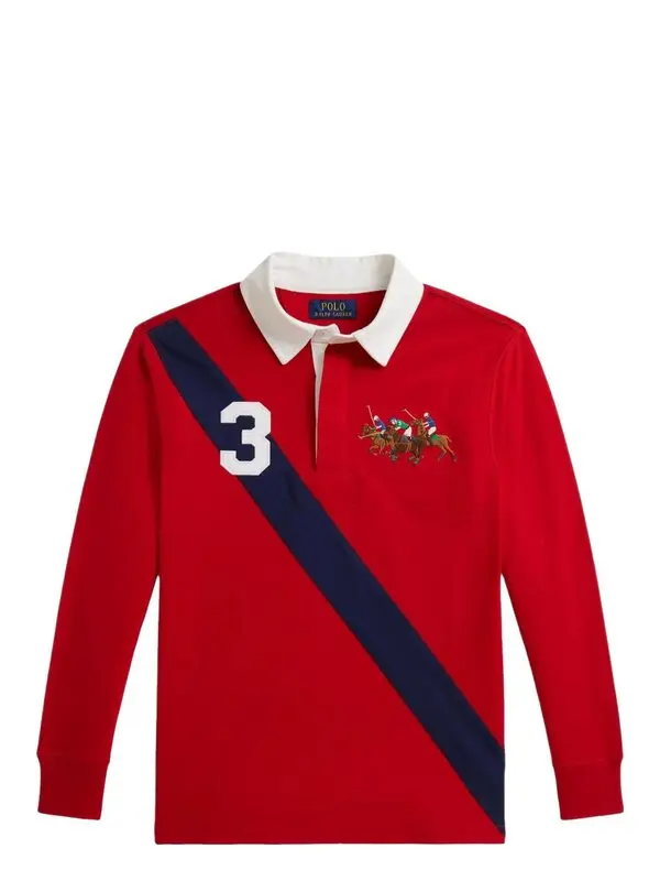 Polo Ralph Lauren Triple-pony Polo Shirt - Red