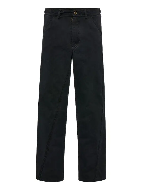 MAISON MARGIELA Cotton Trousers - Black