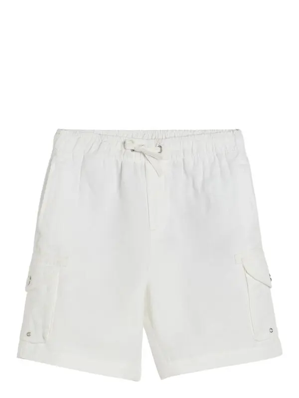 Brunello Cucinelli Cargo Bermuda Shorts - White