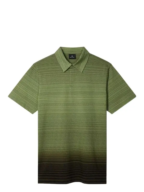 Paul Smith Striped Regular-fit Polo Shirt - Green