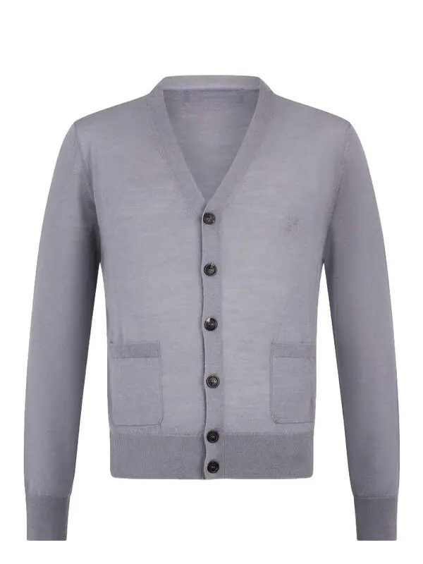 Dsquared2 V-neck Pocket Cardigan - Grey