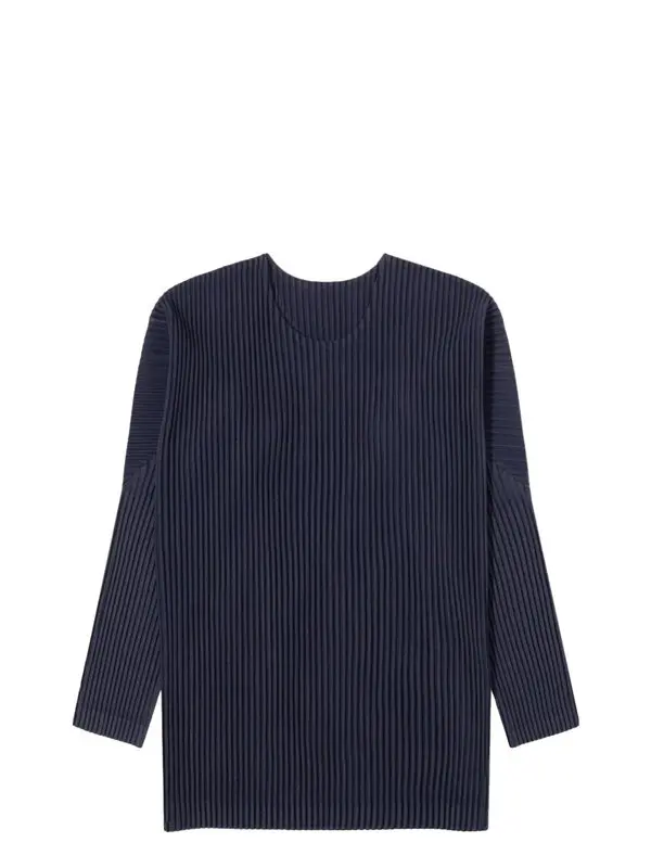 Issey Miyake Pleated Sweatshirt - Black