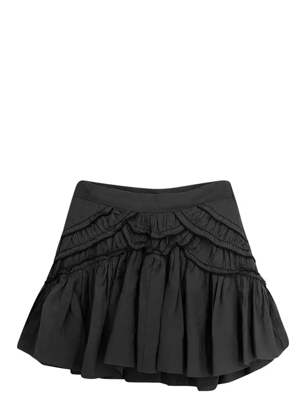 Isabel Marant Étoile Ceola Frilly Skirt - Black