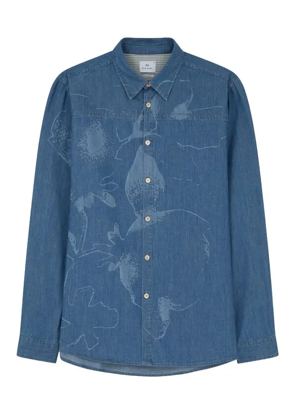 Paul Smith Long Sleeve Shirt - Blue