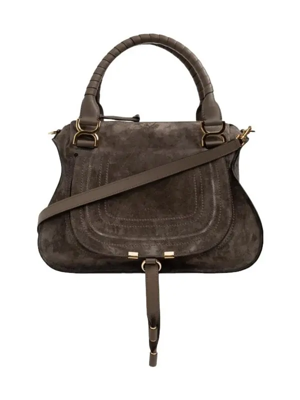 Chloé Marcie Medium Shoulder Bag - Grey
