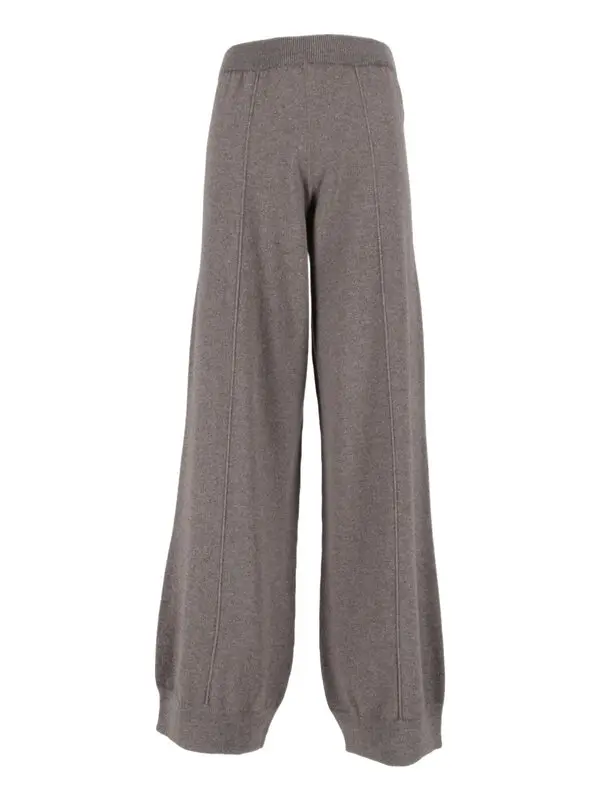 Fabiana Filippi Monili Embellished Wide-leg Trousers - Gray