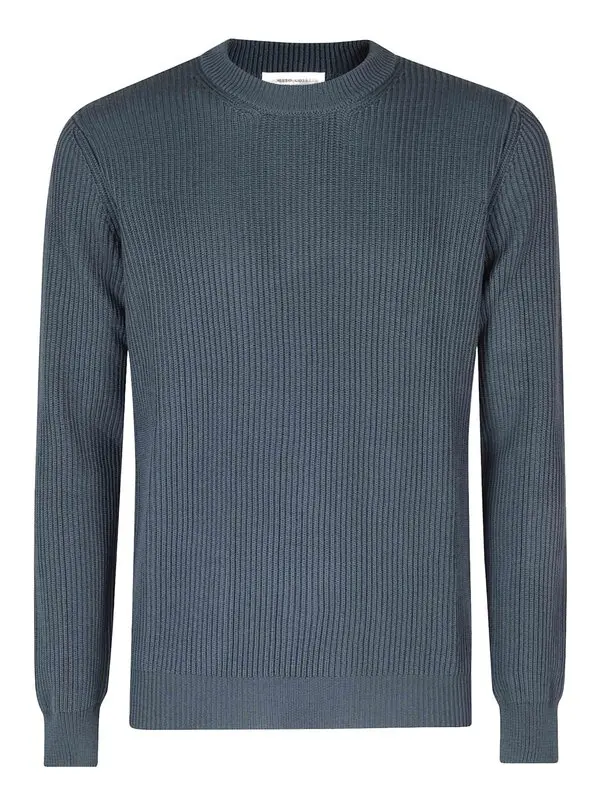 ROBERTO COLLINA Crew Neck Sweater - Blue