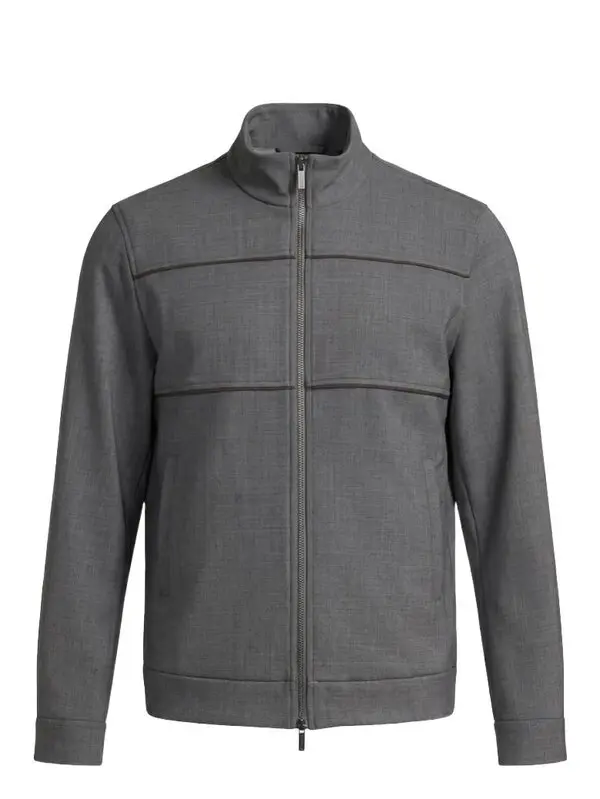 Peserico Contrast-piping Zip-up Jacket - No