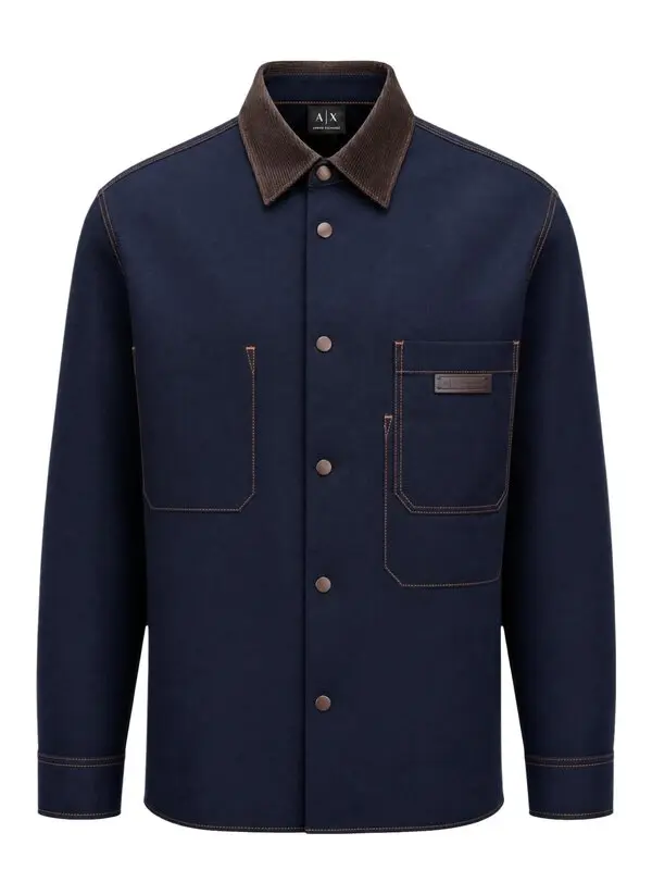 Armani Exchange Long-sleeved Shirt - Black