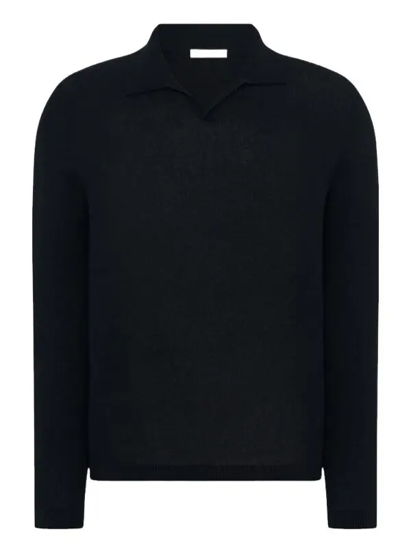 THE ROW Ripley Polo Shirt - Black