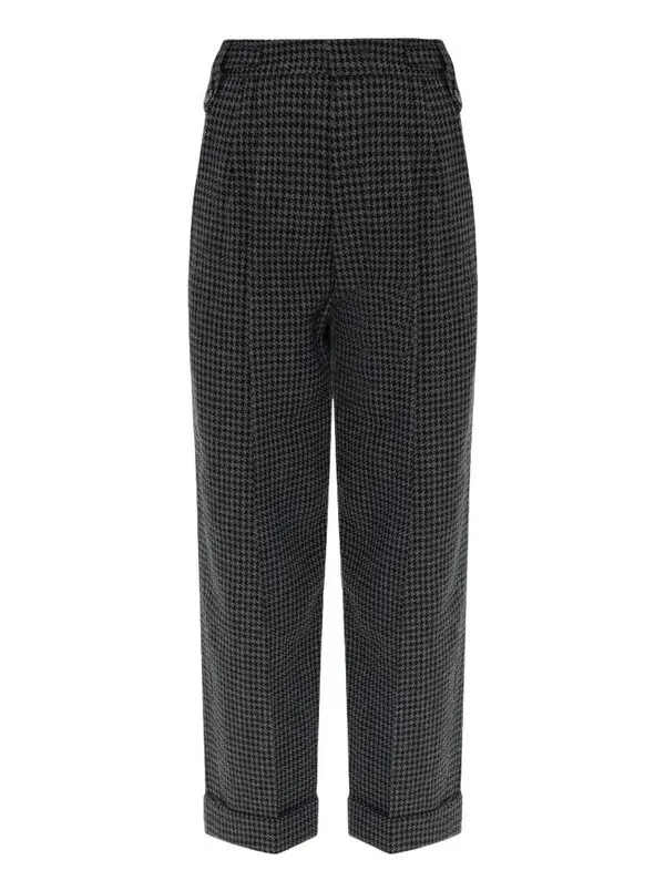 Nanushka Biba Checked Trousers - Black