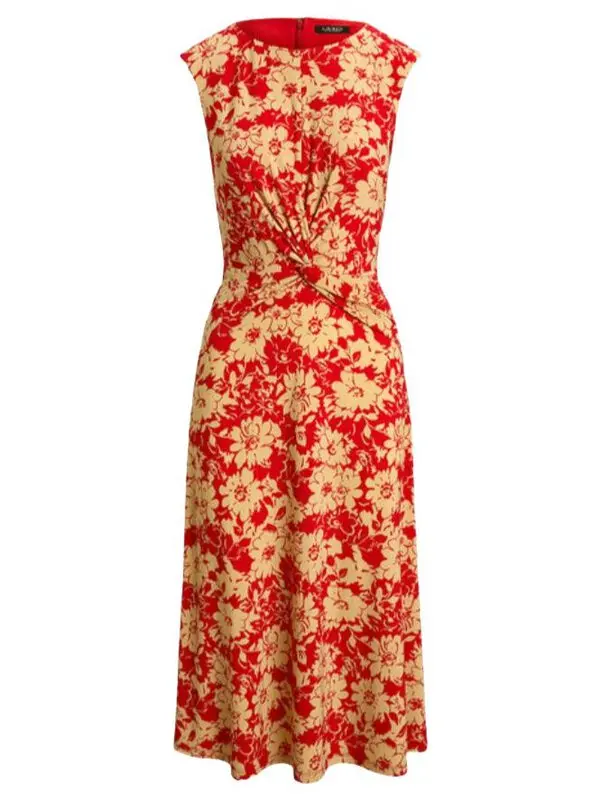 Ralph Lauren Sleeveless Round Neck Dress - No