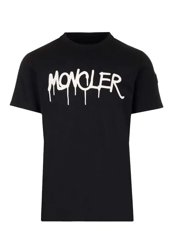 Moncler Logo T-shirt - Black