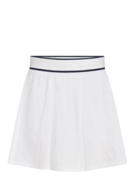 Brunello Cucinelli Stretch-cotton Piqué Mini Skirt - White