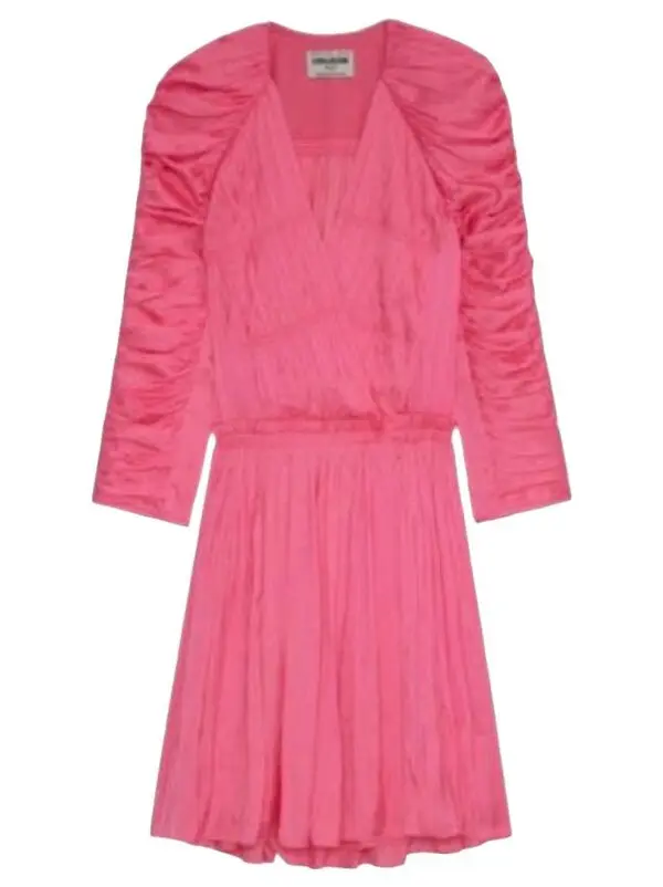Zadig&Voltaire V-neck Dress - Pink