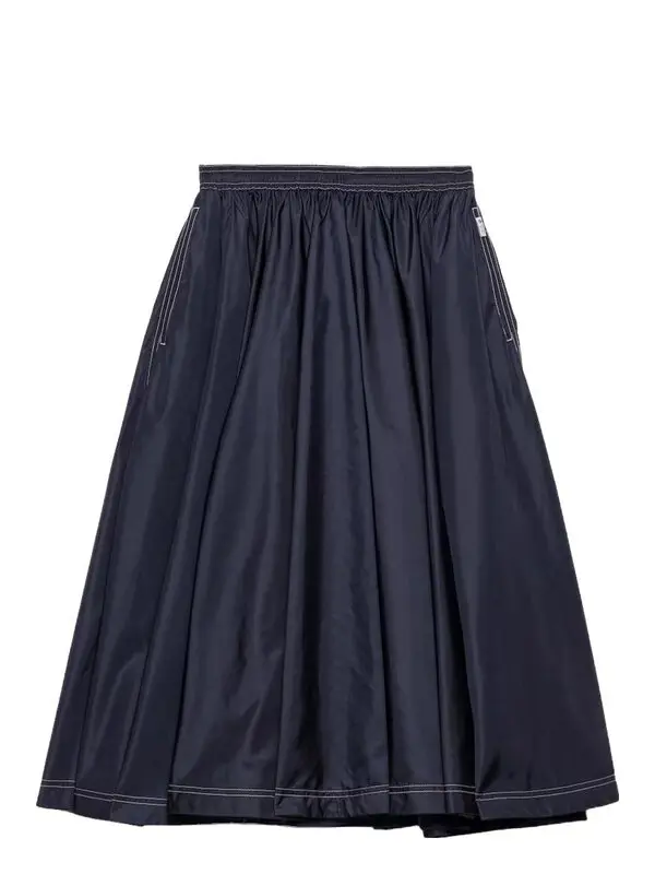 Prada Light Re-nylon Full Skirt - Blue