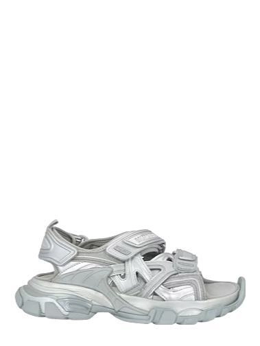 Balenciaga Metallic Sandals - Gray