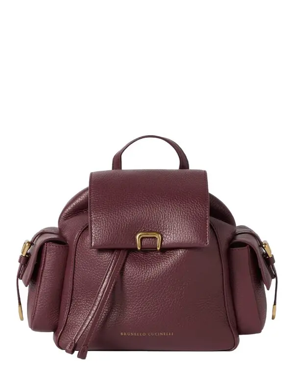 Brunello Cucinelli Sartorial Backpack - Deep Fuchsia
