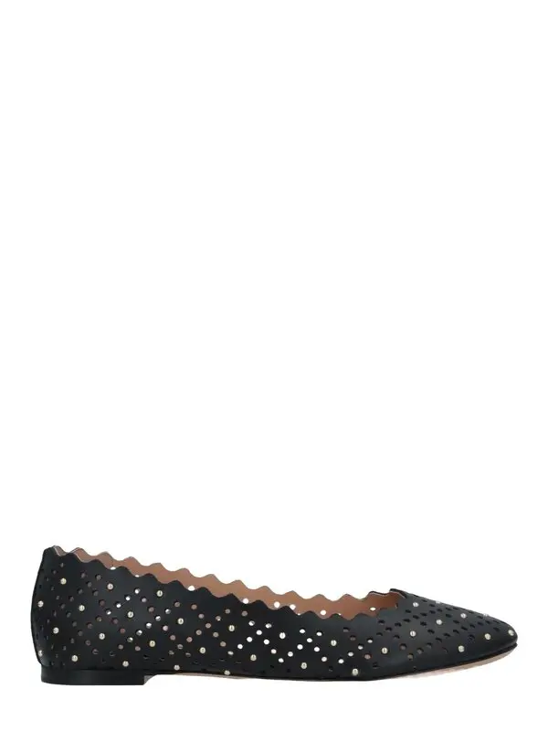 Chloé Studded Ballet Flats - Black