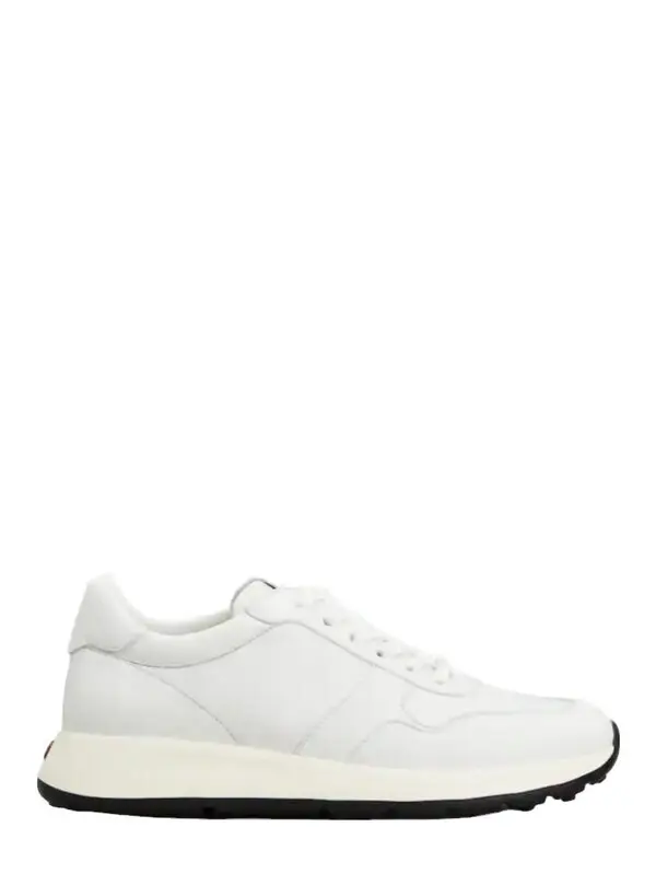 TOD'S Nappa Leather Red Dot Sneakers - White