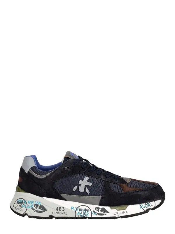Premiata Lace-up Low-cut Sneakers - Black