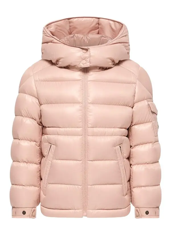 Moncler Maire Hooded Down Jacket - Pink