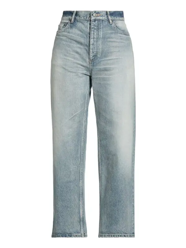 Balenciaga Denim Trousers - Green