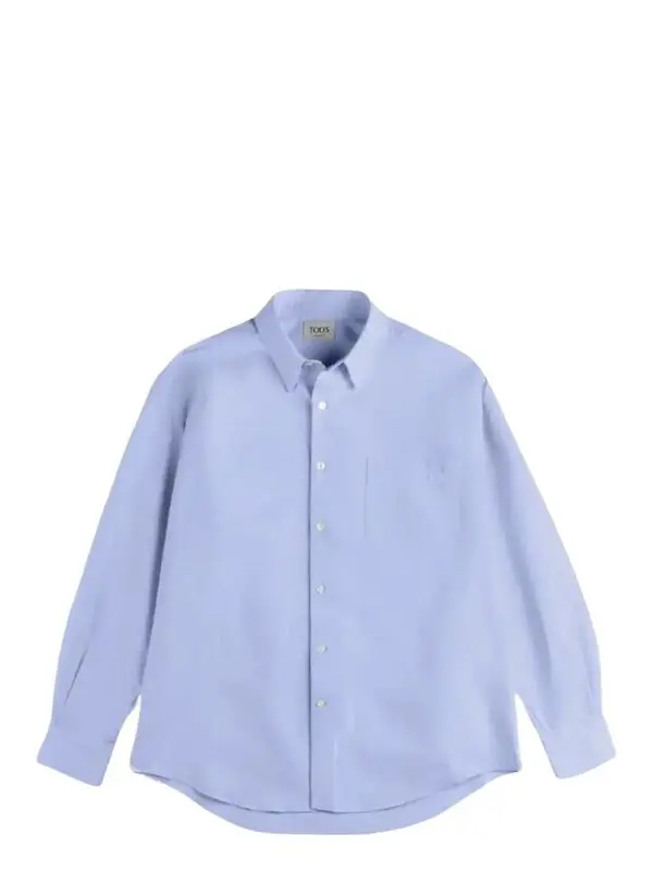 TOD'S Long-sleeved Shirt - Blue