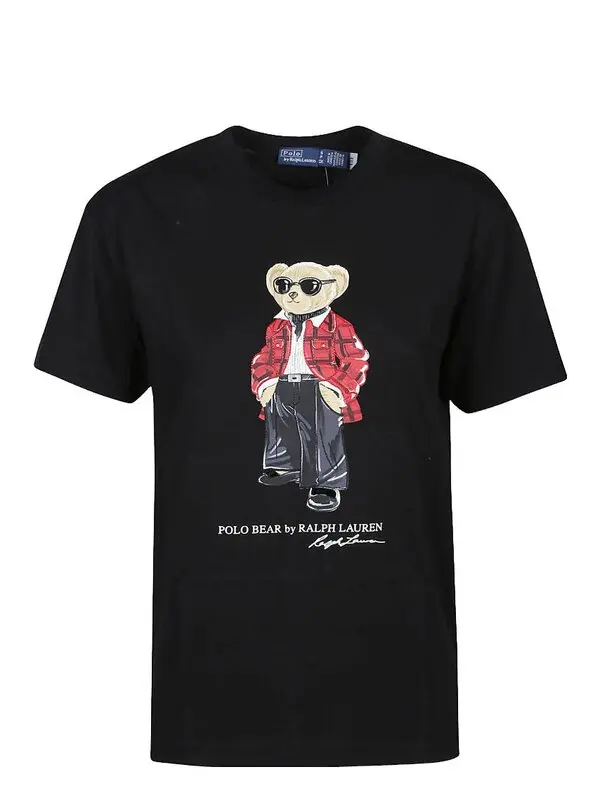 Polo Ralph Lauren Polo Bear Cotton T-shirt - Black