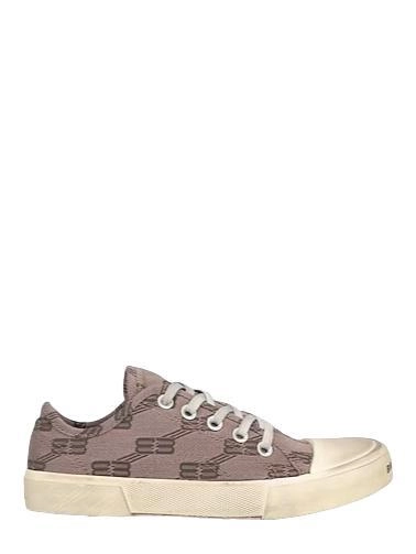 Balenciaga Low-top Sneakers With Logo - Nude