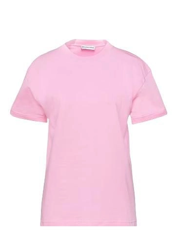Balenciaga Jersey T-shirt With Crewneck And Short Sleeves - Pink