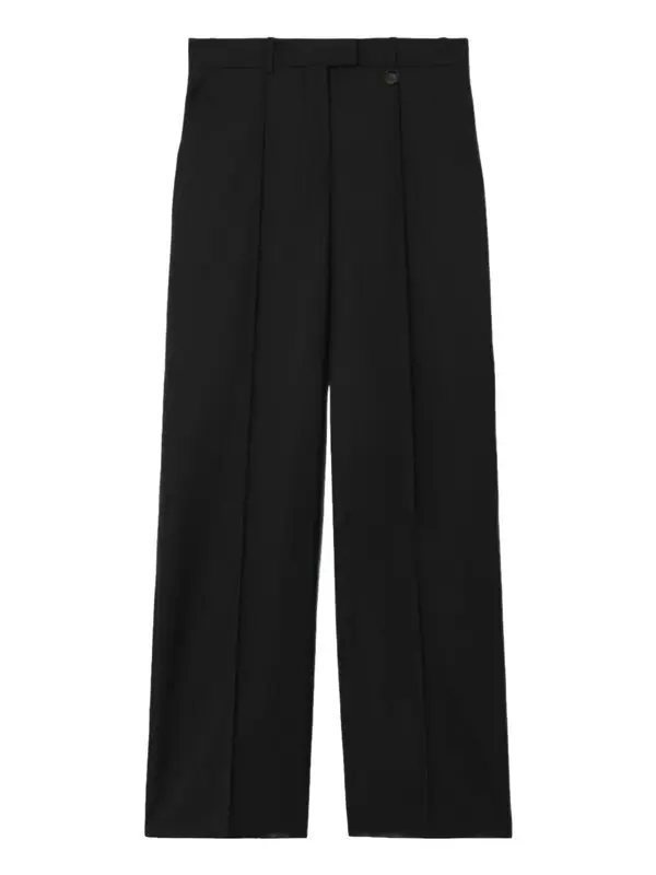 Burberry Wool Tailored Trousers - Black