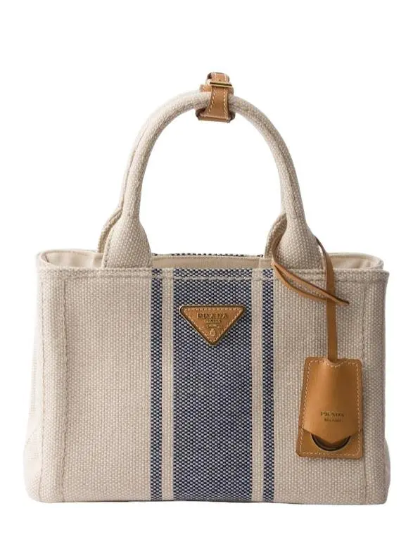 Prada Jardinière Small Tote Bag - Nude
