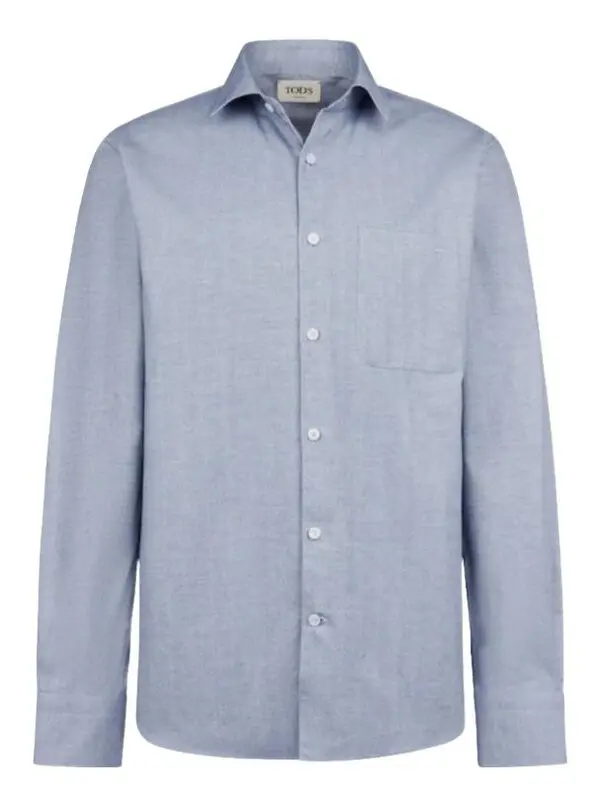 TOD'S Long-sleeved Shirt - Blue