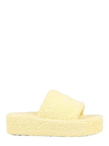 Balenciaga Towel Platform Slippers - Nude