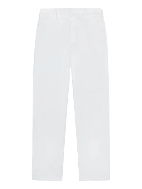 TOD'S Waistband Casual Pants - White