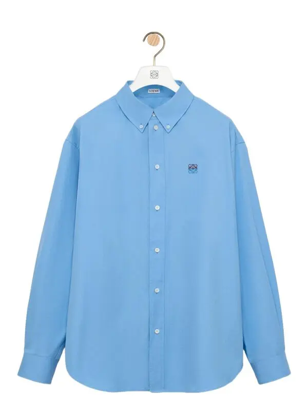 Loewe Long-sleeved Shirt - Light Blue
