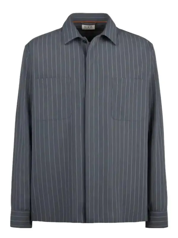 TOD'S Long-sleeved Shirt - Grey