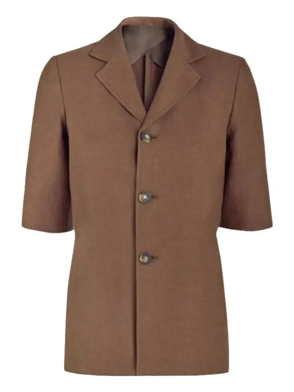 TOD'S Short-sleeved Casual Jacket - Brown
