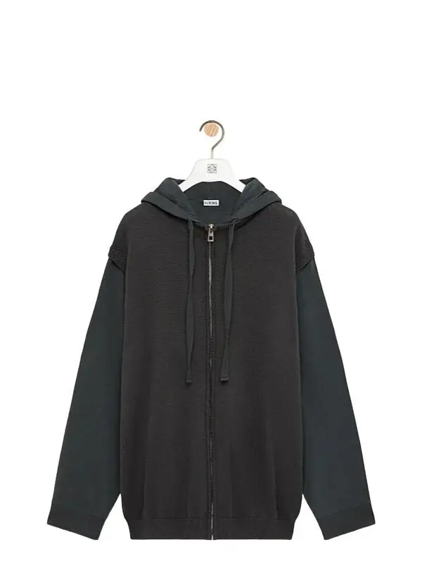 Loewe Zippered Hoodie - Dark Gray